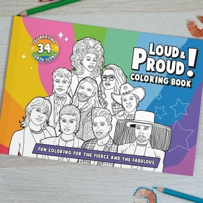 Loud & Proud Colouring Book – High on Chapel